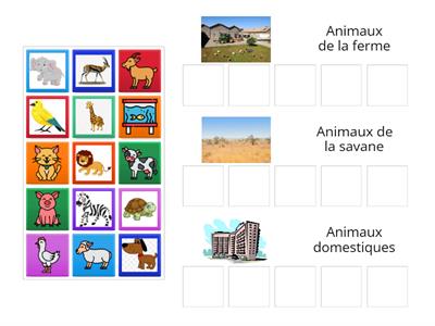Français Les animaux - Ressources pédagogiques