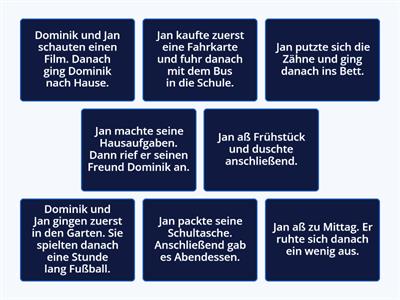 Plusquamperfekt - Unterrichtsmaterialien