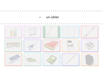 Les objets de la classe - Ressources pédagogiques