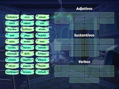 Sustantivos adjetivos verbos y pronombres - Recursos didácticos