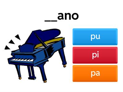 Sílabas Pe pa pi po pu - Recursos didácticos
