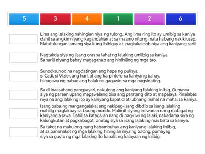 Pagsunodsunod ng mga pangyayari - Aktibidad sa pagtuturo