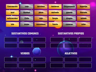 Juegos de sustantivos adjetivos y verbos - Recursos didácticos