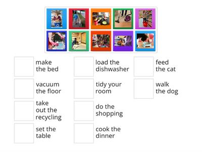 Household chores - Recursos didácticos