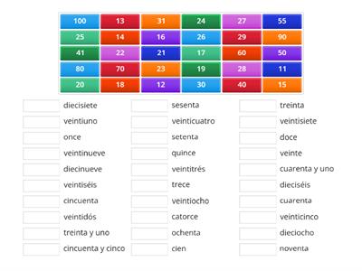Los numeros 100 1000 - Teaching resources