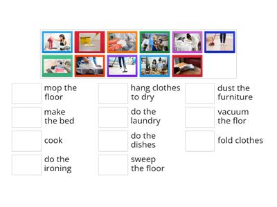 Household chores - Recursos de ensino
