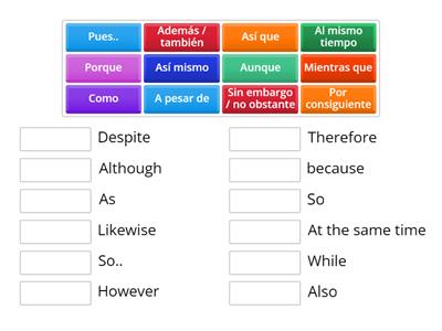 Connectors - Teaching resources