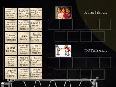 Good friend vs bad friend - Teaching resources