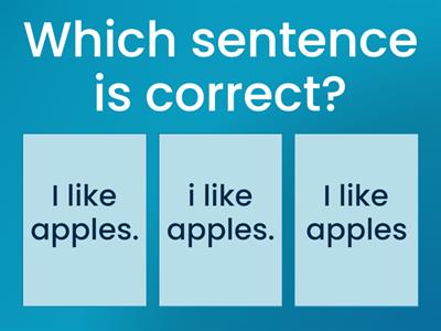 Capital letters and full stops - Teaching resources