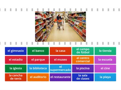 Los lugares - Teaching resources