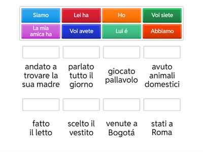 Wordwall passato prossimo - Risorse didattiche