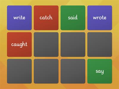 Memory game simple past - Recursos de ensino