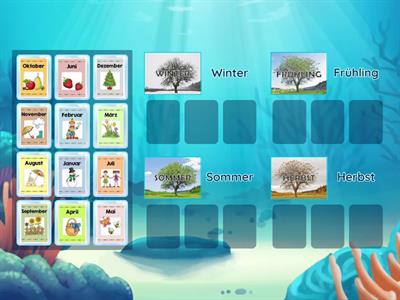 Tage monate jahreszeiten - Unterrichtsmaterialien
