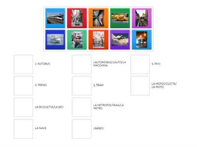 I mezzi di trasporto - Risorse didattiche