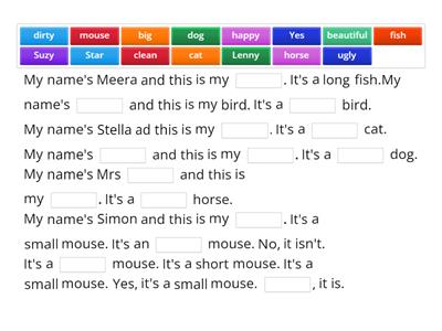 Pets - Teaching resources