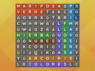 Sopa de letras partes de la flor - Unterrichtsmaterialien