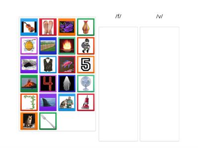 F and v sound - Teaching resources