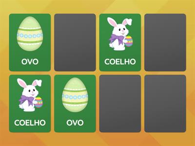 Jogo da memória páscoa - Recursos de ensino