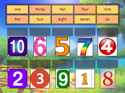 Numbers Wordwall 1 10 - Учебные ресурсы