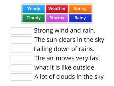 Weather - Teaching resources