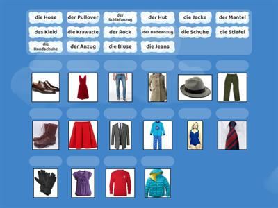 Kleidung - Teaching resources