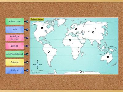Les continents et les océans - Ressources pédagogiques
