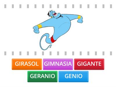 Ge gi je ji - Recursos didácticos