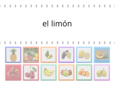 Las frutas - Teaching resources