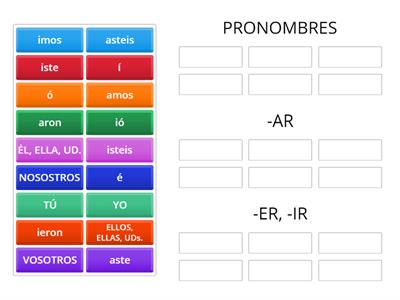 Verbos Regulares - Recursos didácticos