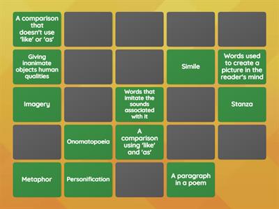 Poetic devices - Teaching resources