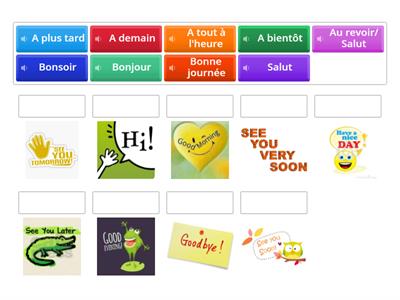 Greetings and goodbyes - Teaching resources