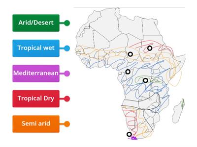 Sub saharan africa map - Teaching resources