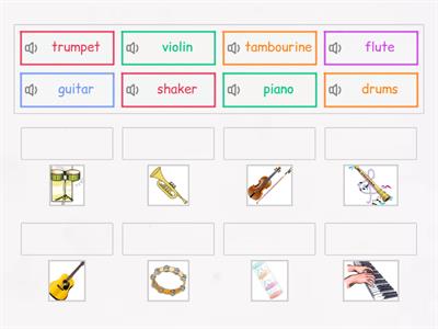 Memory game musical instruments - Учебные ресурсы