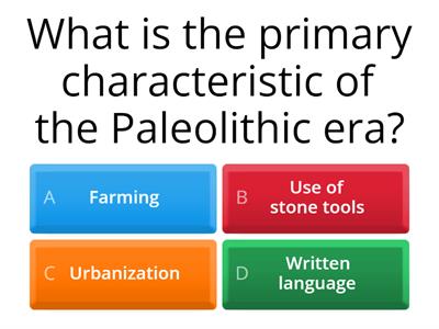 Neolithic paleolithic - Teaching resources