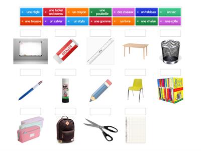 Les objets dans la classe - Ressources pédagogiques