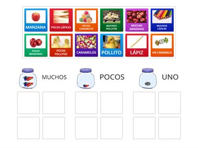 Muchos pocos - Recursos didácticos