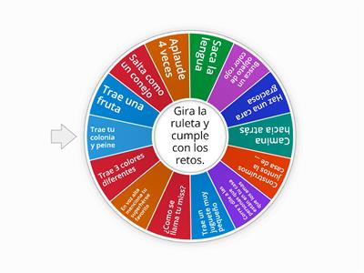 Ruleta aleatoria - Recursos didácticos