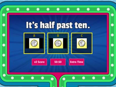 Times half past and oclock - Recursos didácticos