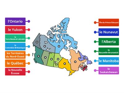Provinces et capitales du canada - Ressources pédagogiques