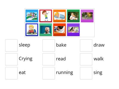Action words - Teaching resources