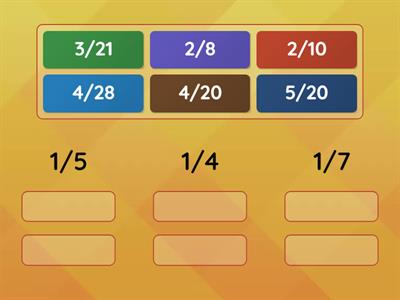 Fractions Equivalent game - Teaching resources