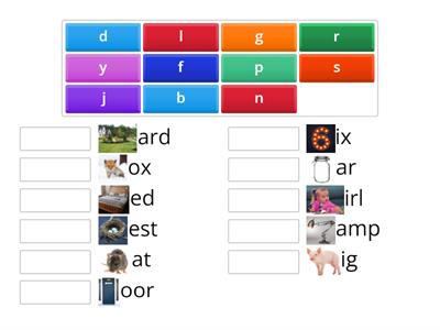 Onset rime - Teaching resources