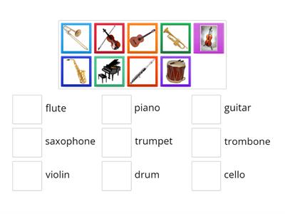 Musical instrument - Teaching resources