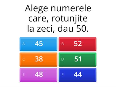 Rotunjirea numerelor 0 1000000 - Resurse didactice