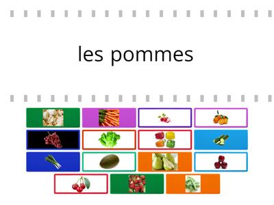 Fruits et légumes - Recursos didácticos