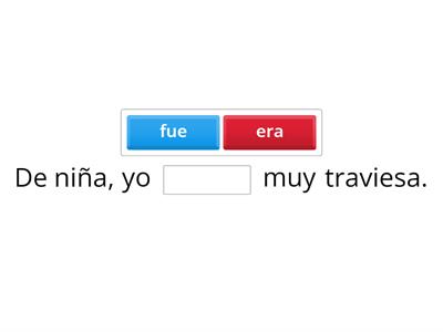 Pretérito imperfecto - Recursos didácticos