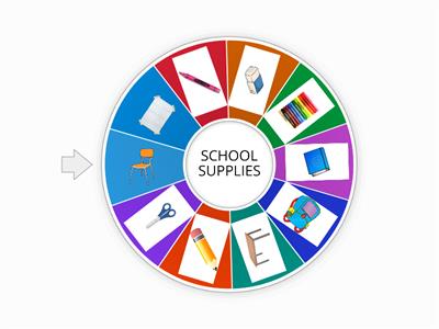 School Supplies game - Teaching resources