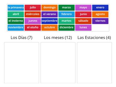El calendario - Teaching resources