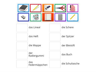 Schulsachen deutsch - Teaching resources