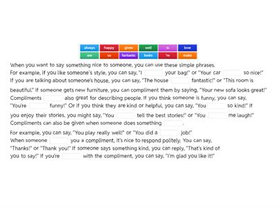 Compliments - Teaching resources